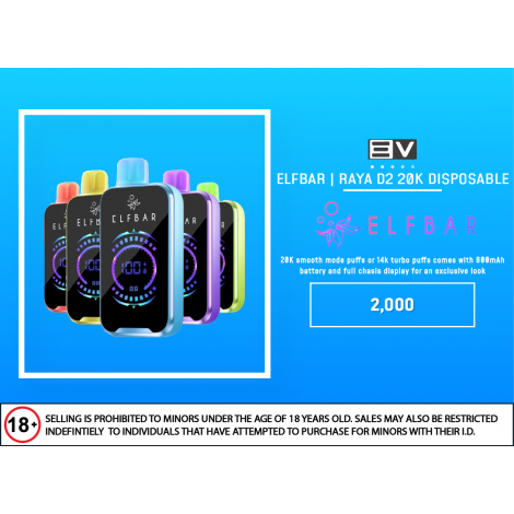Elfbar - Raya D2 20K Disposable